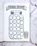 11 Bullet Journal Savings Tracker Ideas | Masha Plans
