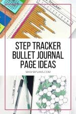 15 Step Tracker Bullet Journal Page Ideas