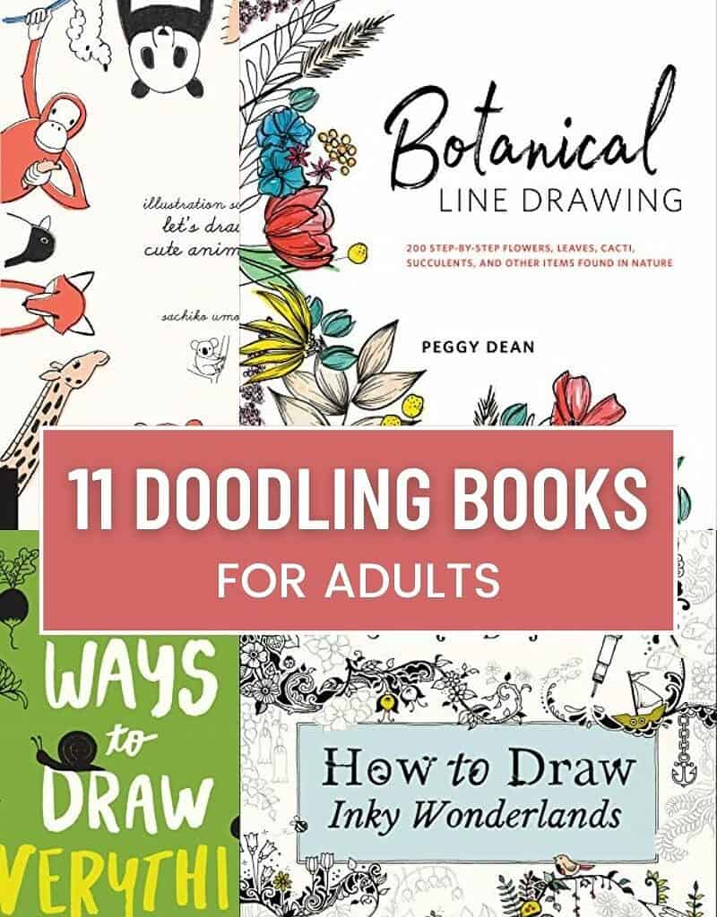 11 Doodling Books For Adults | Masha Plans