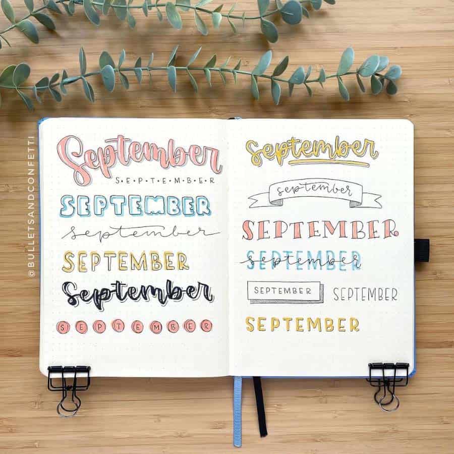 Creative Title Ideas For Your Bullet Journal | Masha Plans