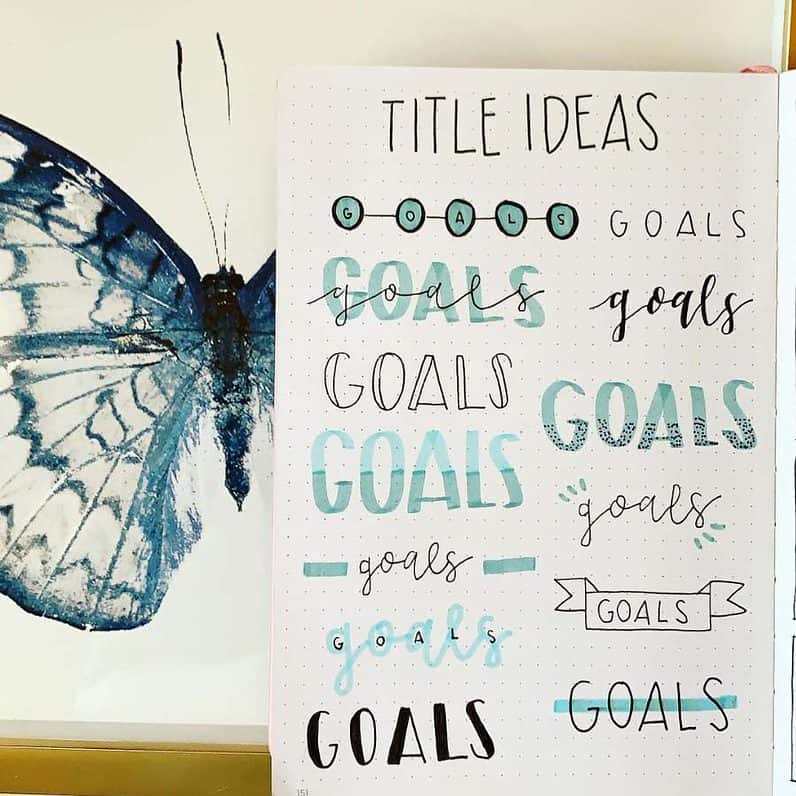 40+ Easy Header Ideas For Your Bullet Journal | Masha Plans