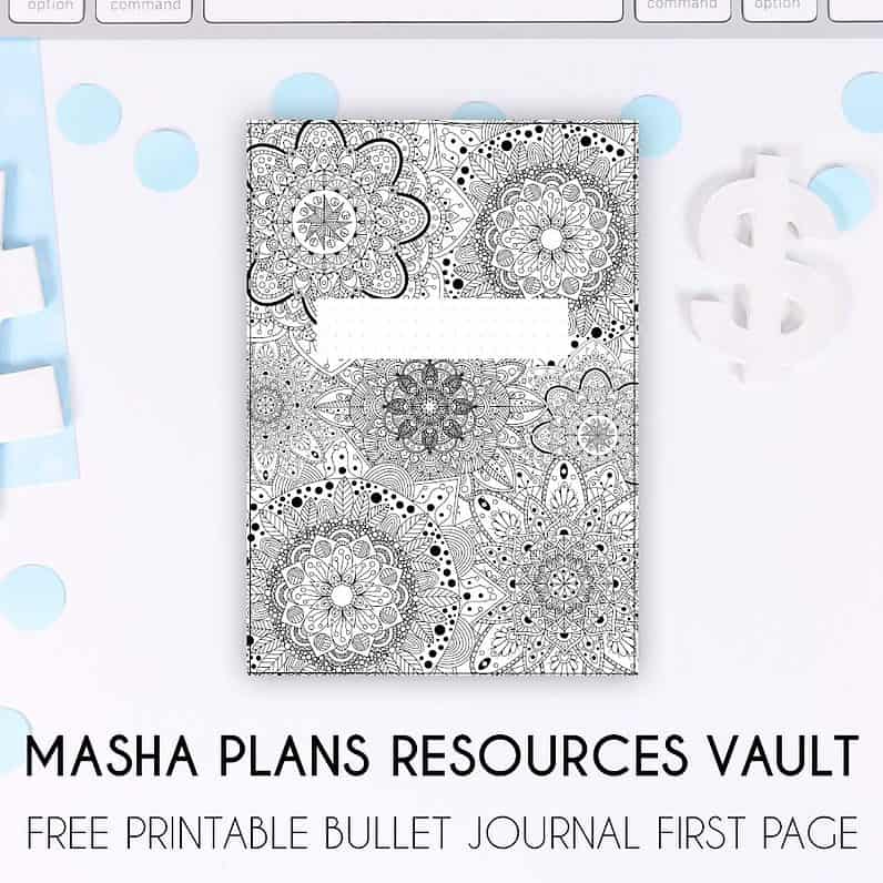 7 Simple Bullet Journal Front Page Ideas For Beginners