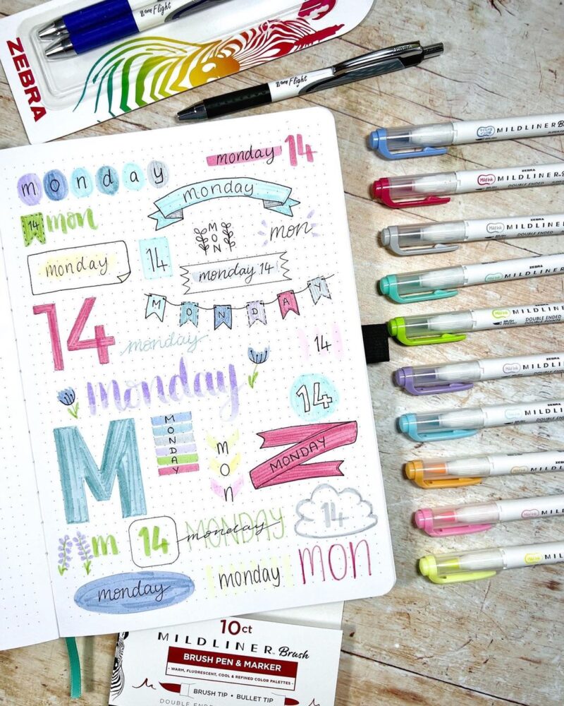 Easy And Fun Header Ideas For Cute Notes | Masha Plans