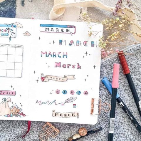 Cute Title Ideas For Notes And Bullet Journal