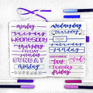 Easy And Fun Header Ideas For Cute Notes | Masha Plans