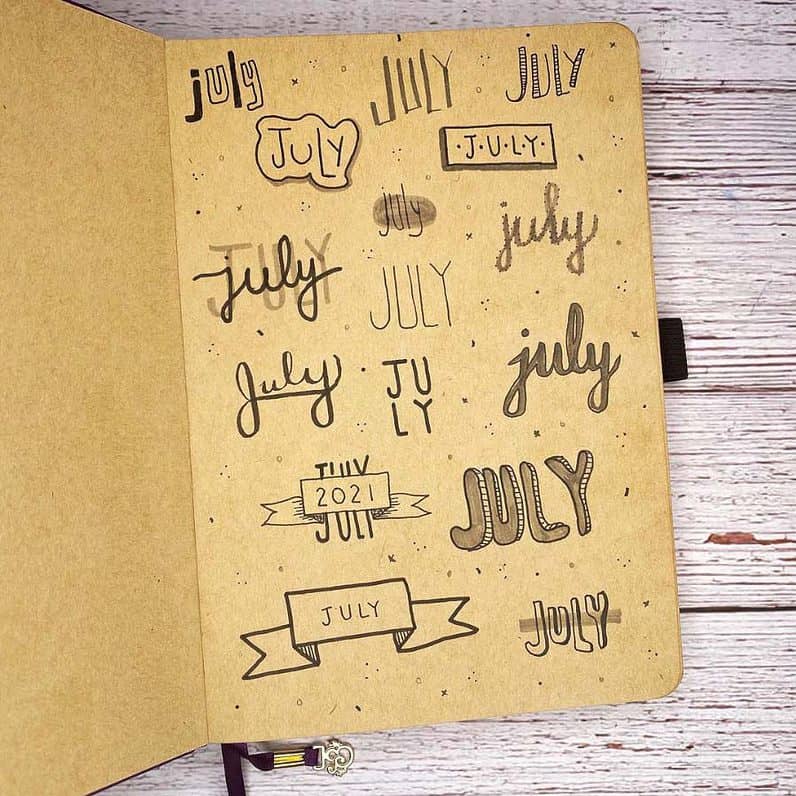 Minimalist Headers For Your Bullet Journal | Masha Plans