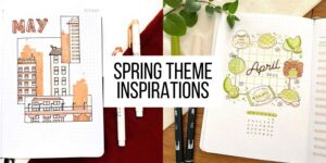 21 Spring Bullet Journal Theme Inspirations | Masha Plans