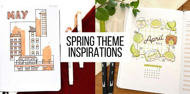 21 Spring Bullet Journal Theme Inspirations | Masha Plans