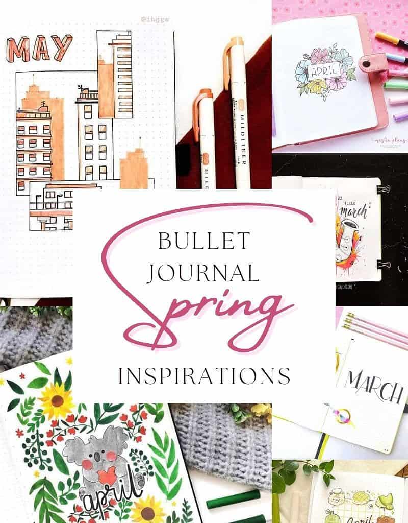 21 Spring Bullet Journal Theme Inspirations | Masha Plans