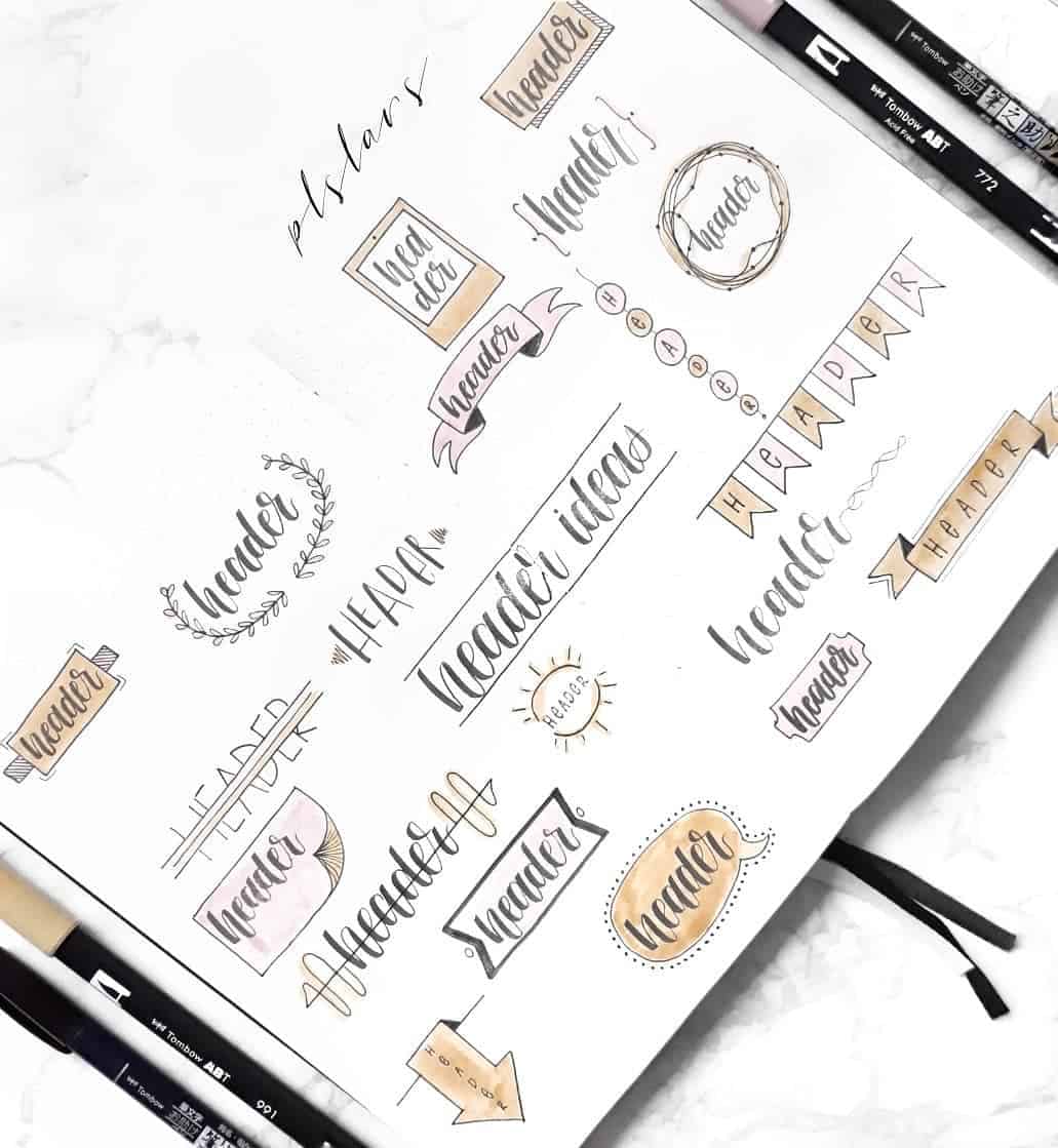 Aesthetic Header And Title Ideas For Your Notes