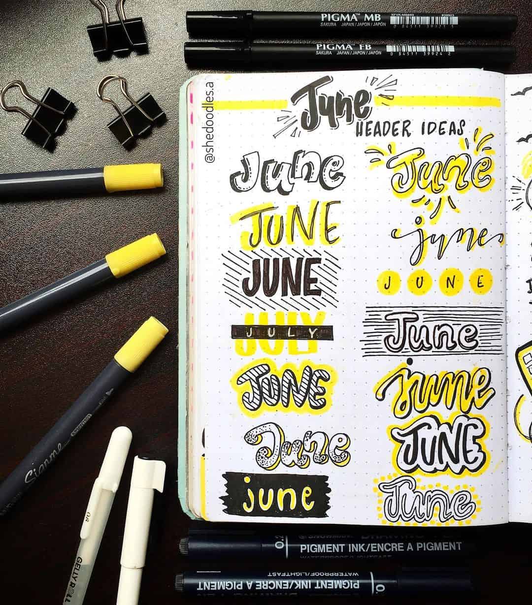 Aesthetic Title Ideas For Your Bullet Journal | Masha Plans