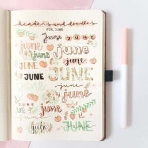 Aesthetic Title Ideas For Your Bullet Journal | Masha Plans