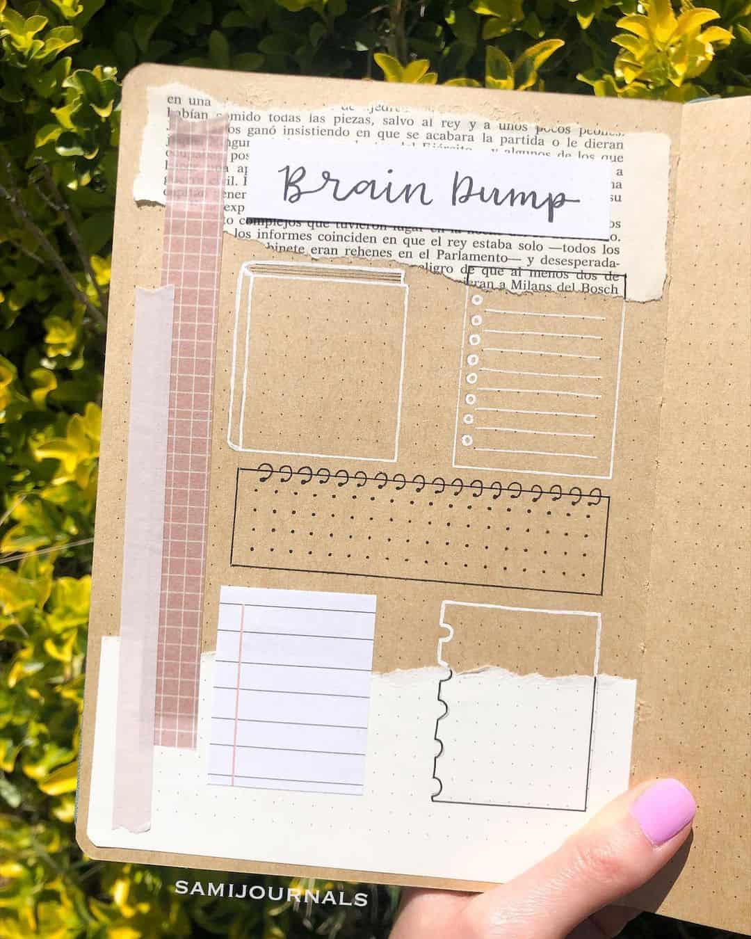 Bullet Journal Brain Dump Page Inspirations | Masha Plans