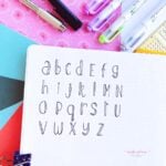 Easy Fonts For Bullet Journaling | Masha Plans