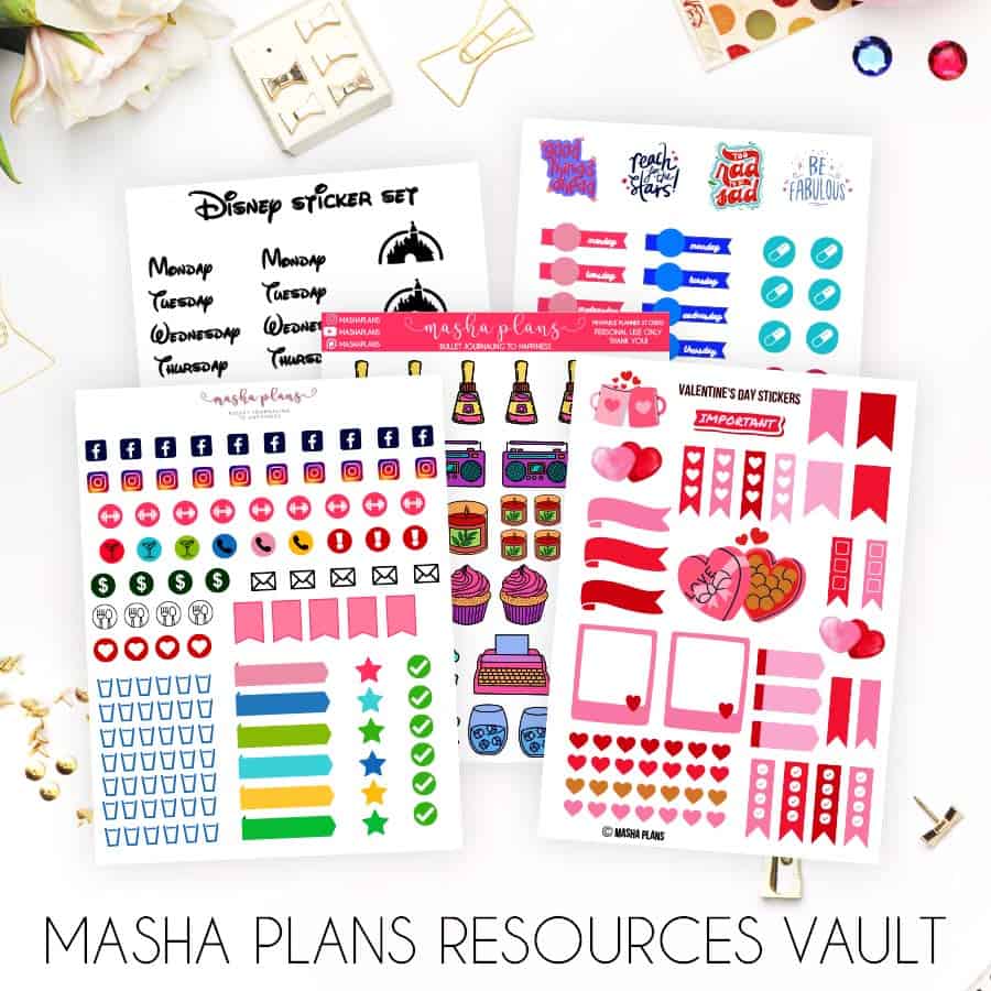 Free Printable Planner Stickers