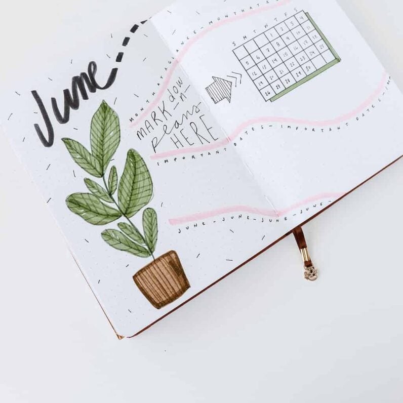 11 Amazing June Bullet Journal Cover Page Ideas | Masha Plans