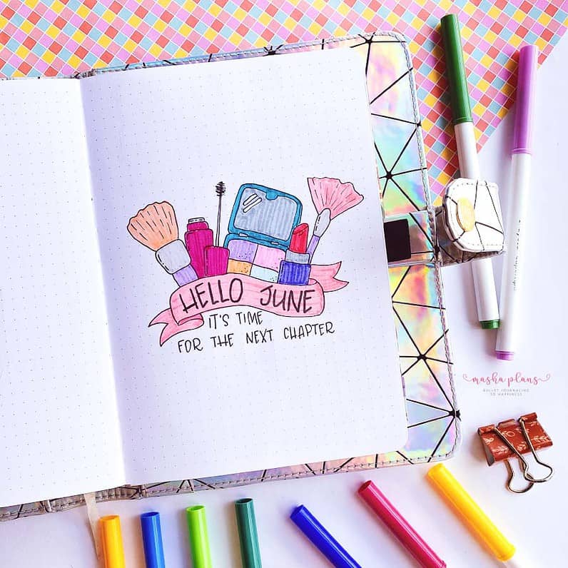 17 Inspiring June Bullet Journal Themes