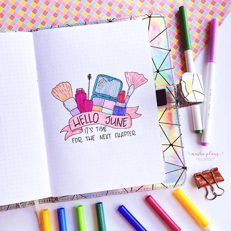 17 Inspiring June Bullet Journal Themes