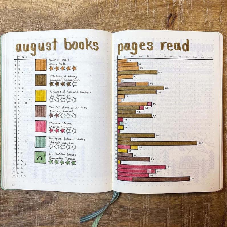Page Tracker Bullet Journal Inspirations | Masha Plans