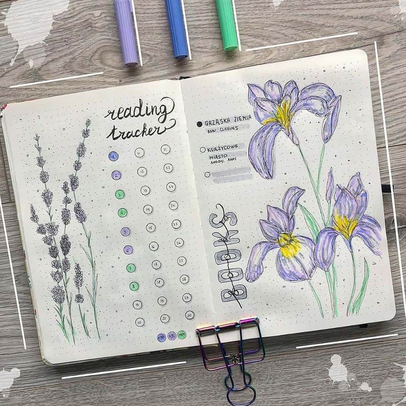 Page Tracker Bullet Journal Inspirations | Masha Plans