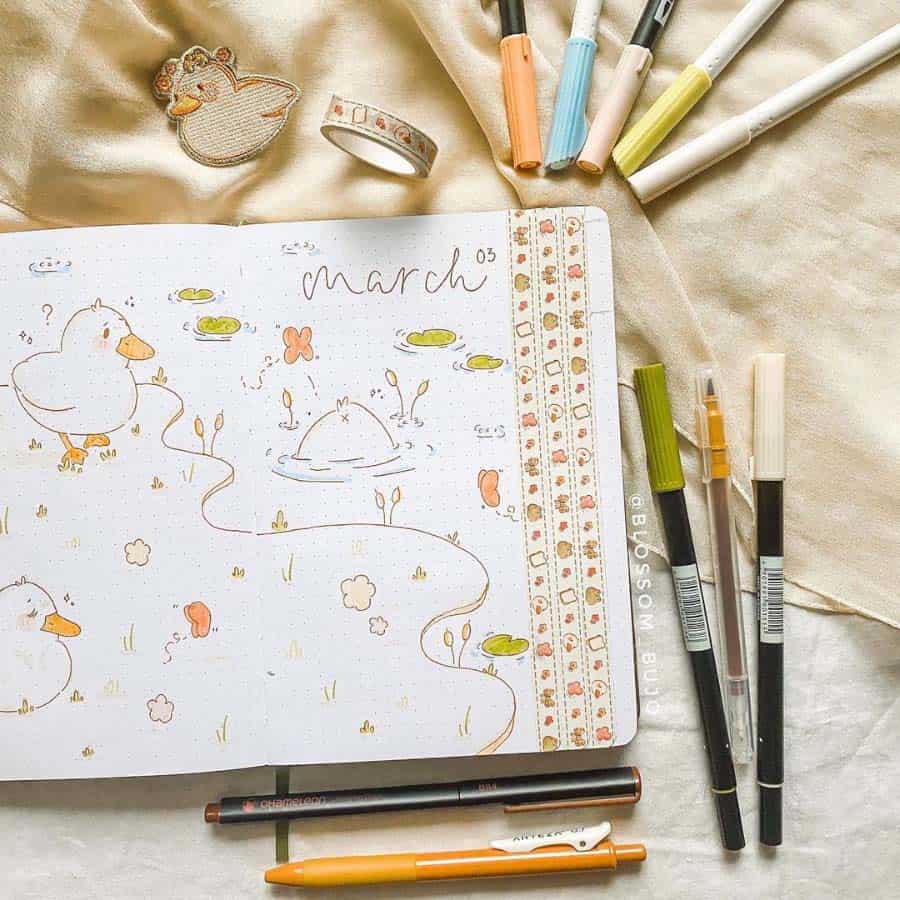 Spring Cover Page Ideas For Your Bullet Journal | Masha Plans