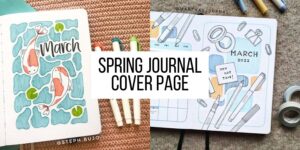 Spring Cover Page Ideas For Your Bullet Journal | Masha Plans