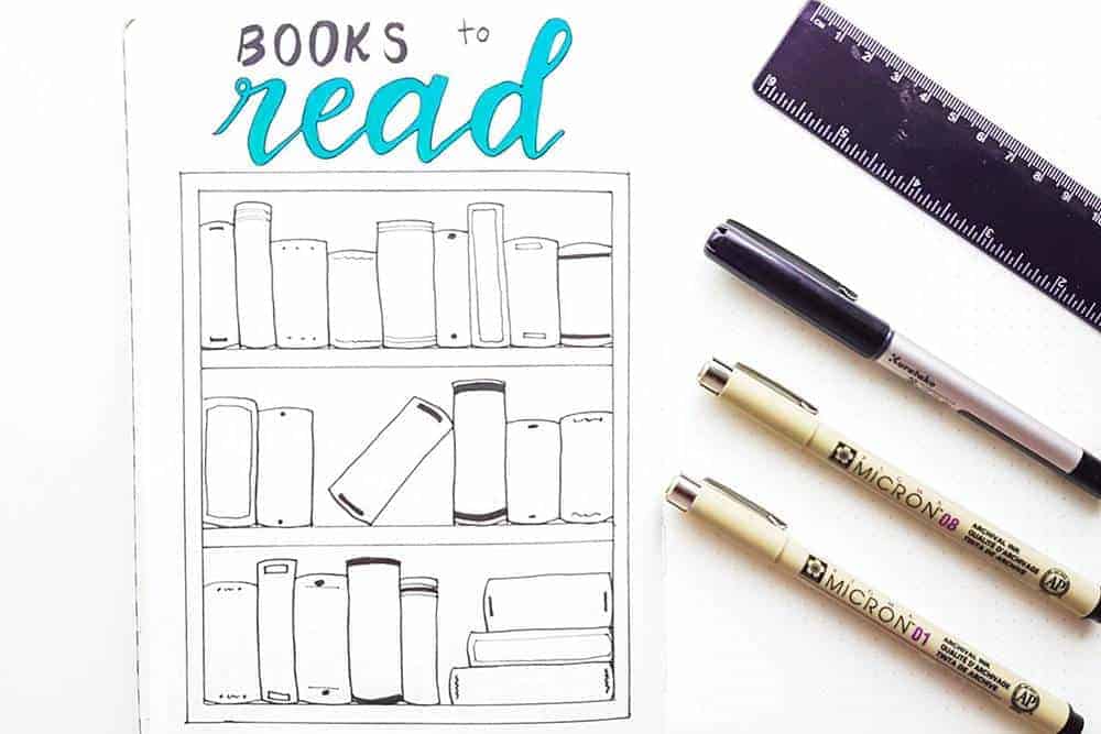 Free Book Tracker Bullet Journal Printables