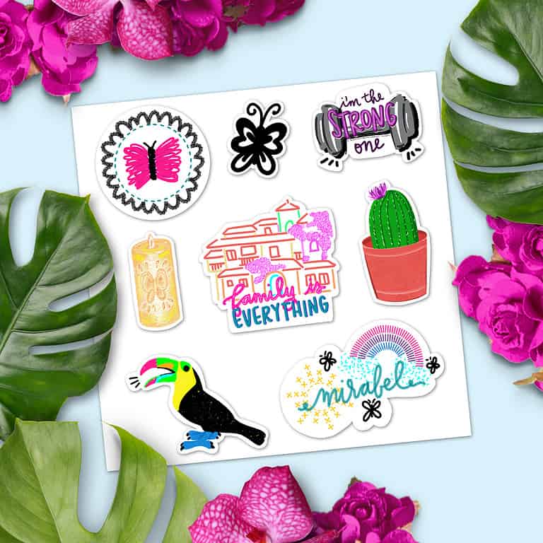 Free Printable Stickers For Your Bullet Journal Or Planner | Masha Plans