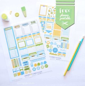 Free Printable Stickers For Your Bullet Journal Or Planner | Masha Plans