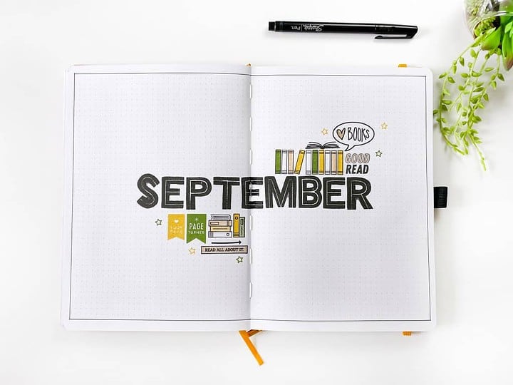 11 Stunning Bullet Journal September Cover Page Ideas | Masha Plans