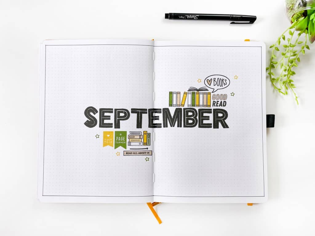 11 Stunning Bullet Journal September Cover Page Ideas | Masha Plans