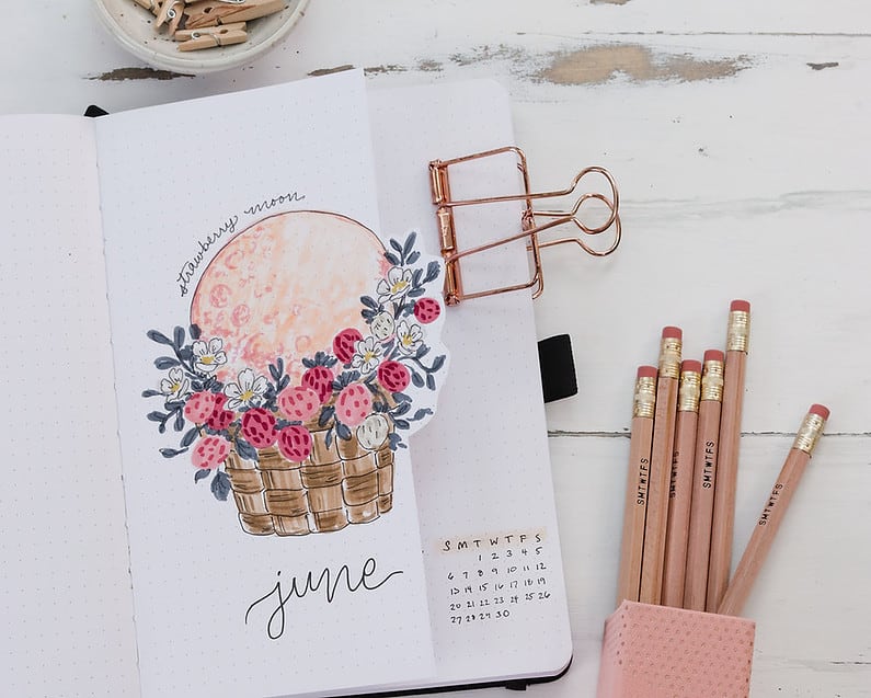 17 Inspiring June Bullet Journal Themes