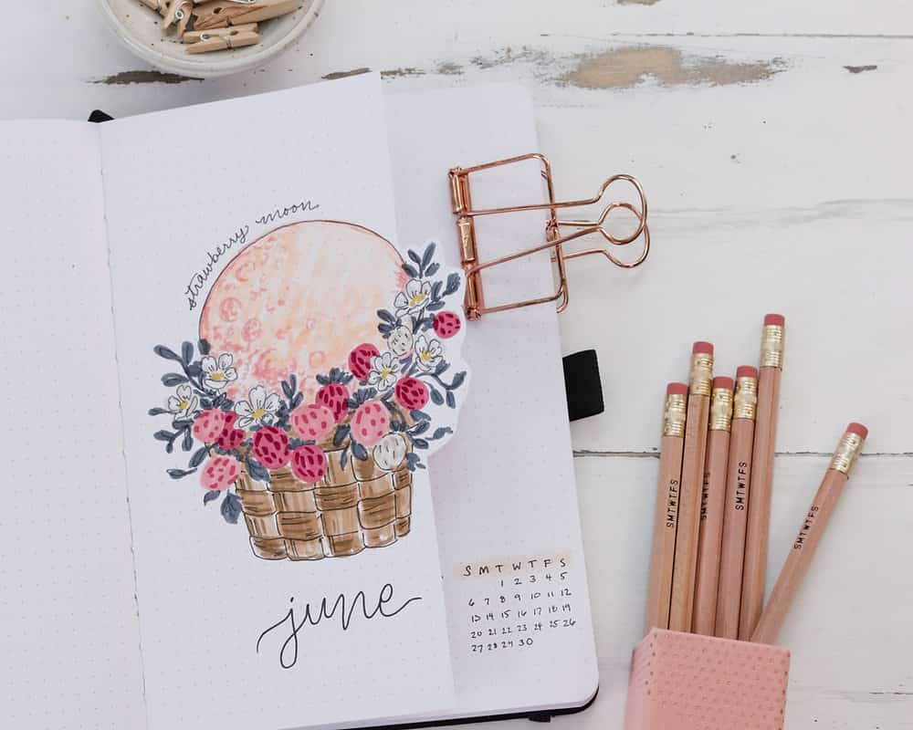 17 Inspiring June Bullet Journal Themes
