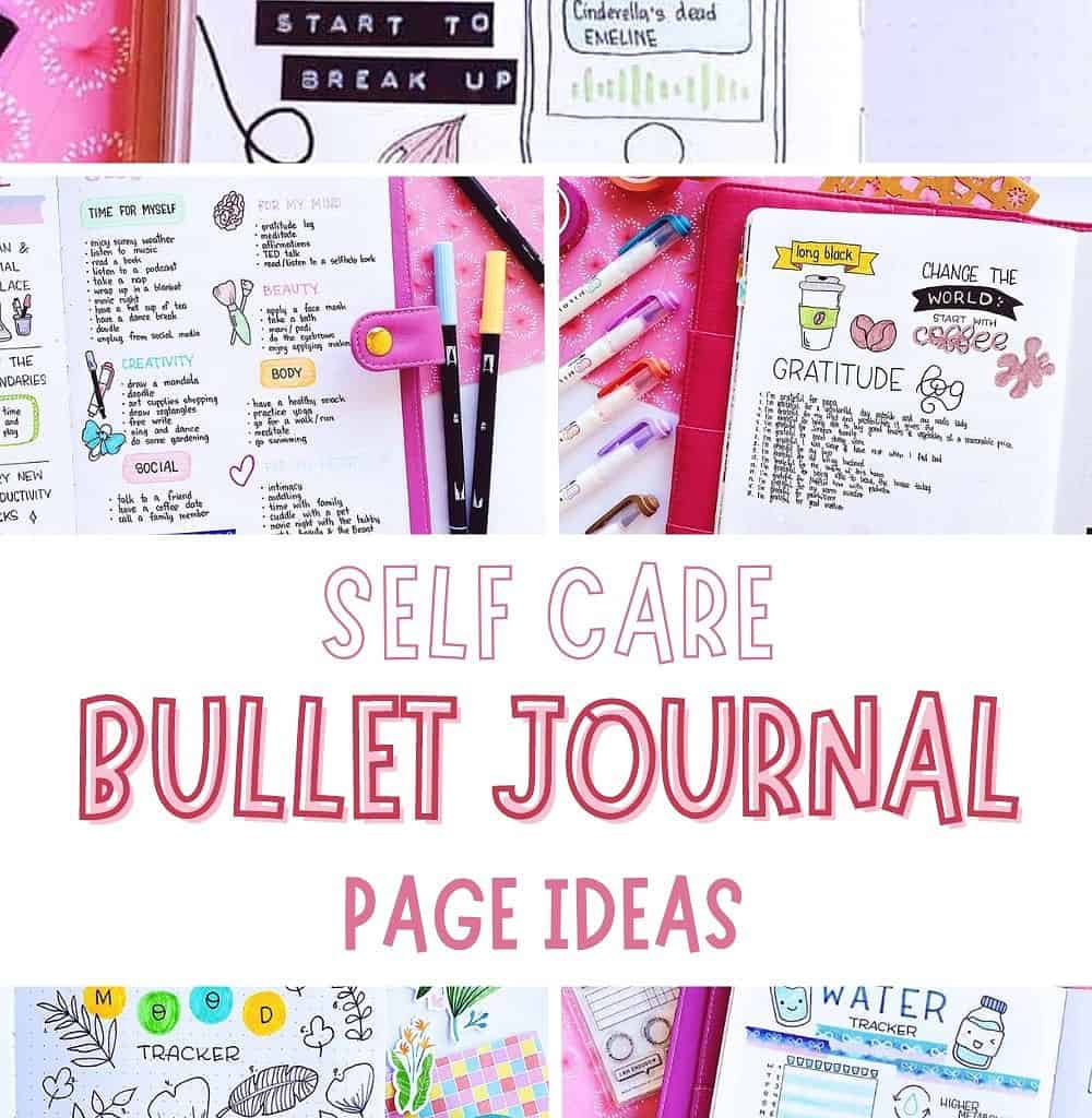 9 Blissful Self-Care Bullet Journal Spreads | Masha Plans
