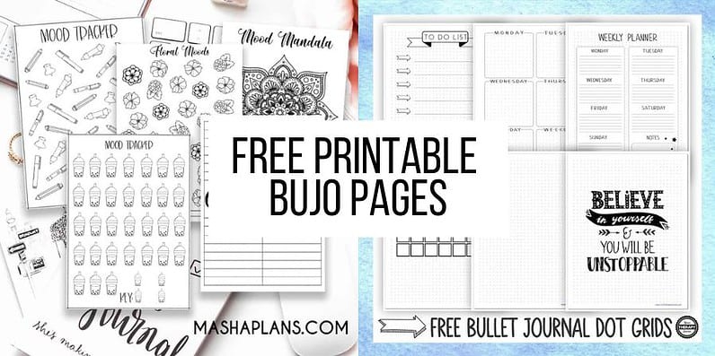 Free Printables Archives | Masha Plans