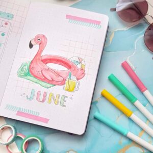 11 Amazing June Bullet Journal Cover Page Ideas | Masha Plans