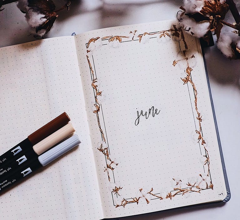 11 Amazing June Bullet Journal Cover Page Ideas | Masha Plans