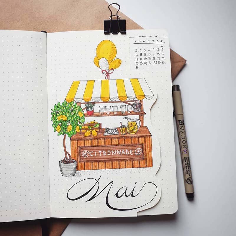 15 Stunning May Bullet Journal Cover Page Ideas | Masha Plans