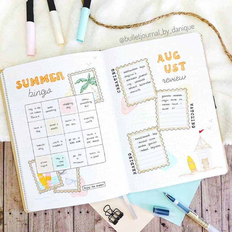 Summer Bucket List Bullet Journal Ideas | Masha Plans