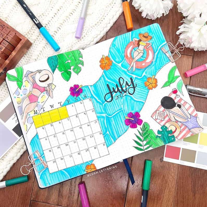Summer Bullet Journal Ideas | Masha Plans