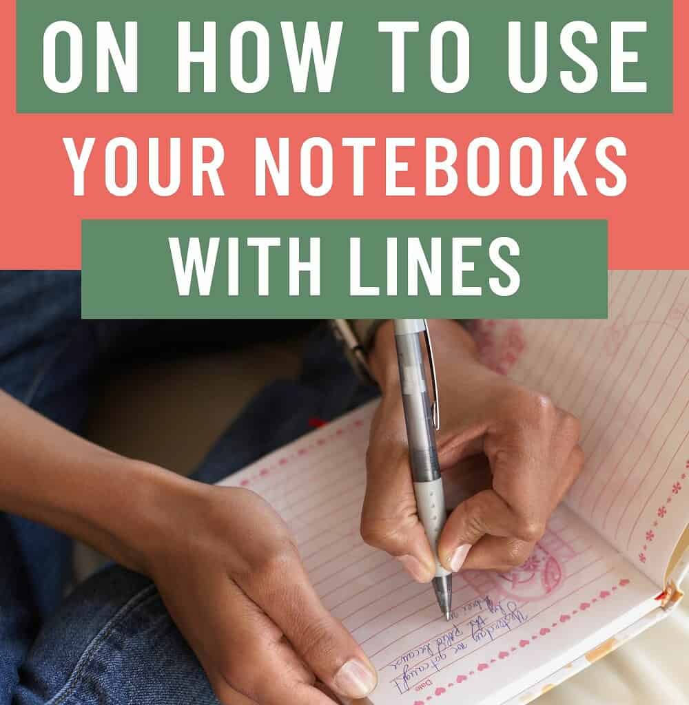What To Use A Lined Notebook For: 15 Ideas | Masha Plans