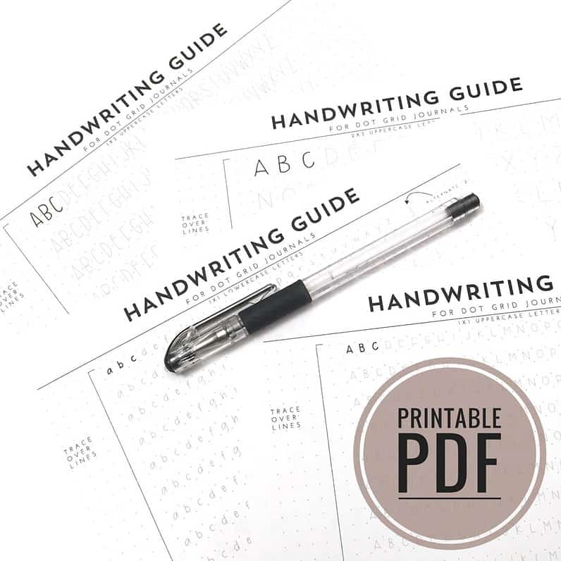Cute Handwriting Practice Sheets | Masha Plans