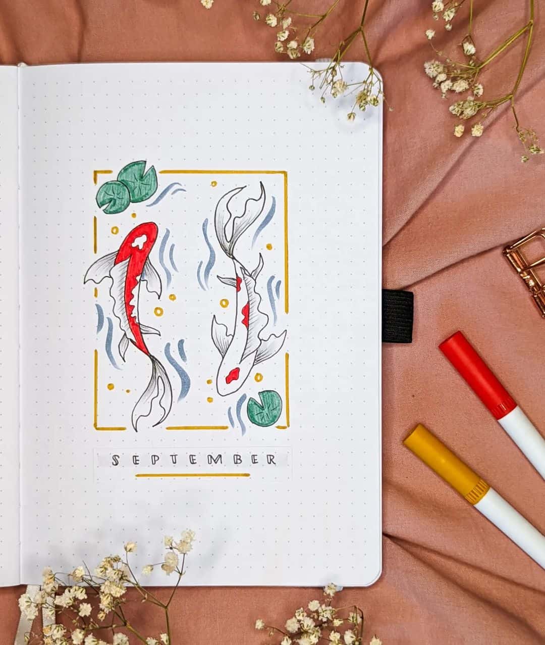 11 Stunning Bullet Journal September Cover Page Ideas | Masha Plans