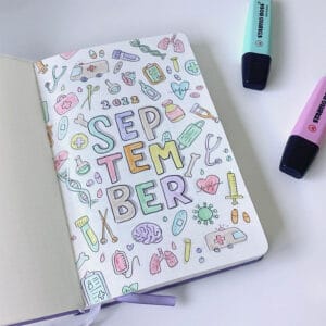 11 Stunning Bullet Journal September Cover Page Ideas | Masha Plans