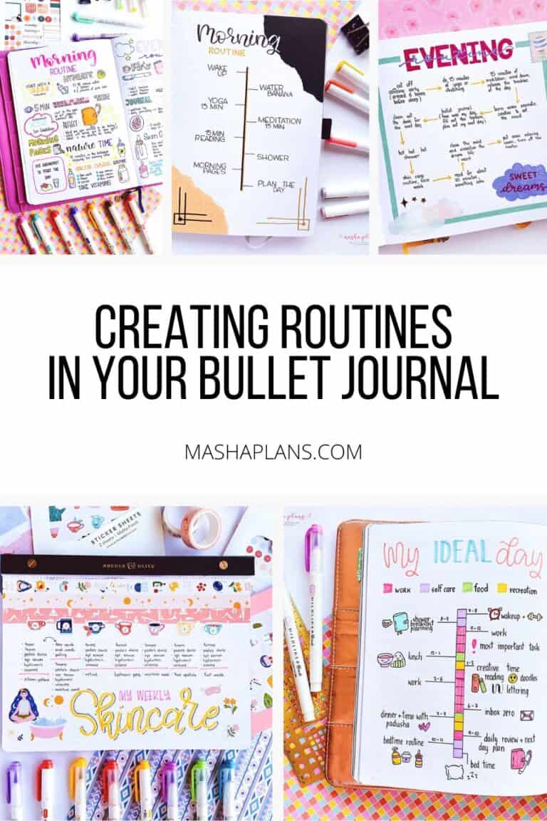 Creating Routines In Your Bullet Journal For Success And Structure