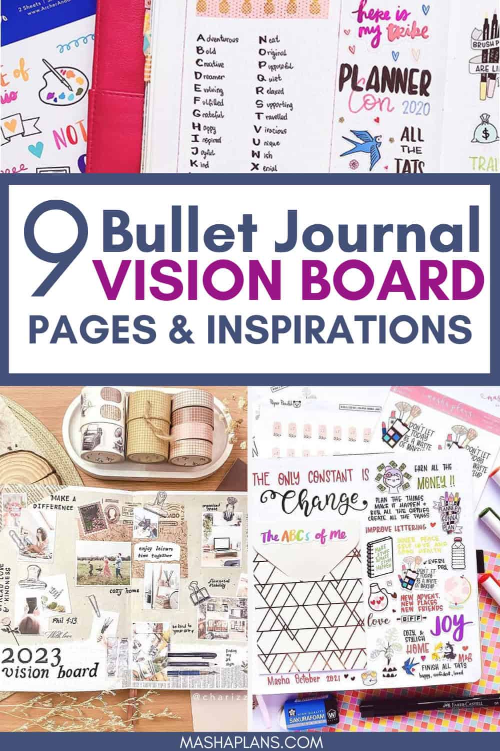 9 Creative Bullet Journal Vision Board Ideas to Manifest Your Dreams