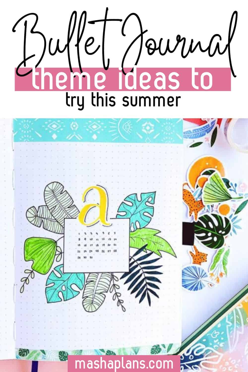 11 Inspiring Bullet Journal Themes For Summer