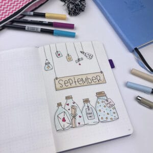 11 Stunning Bullet Journal September Cover Page Ideas | Masha Plans