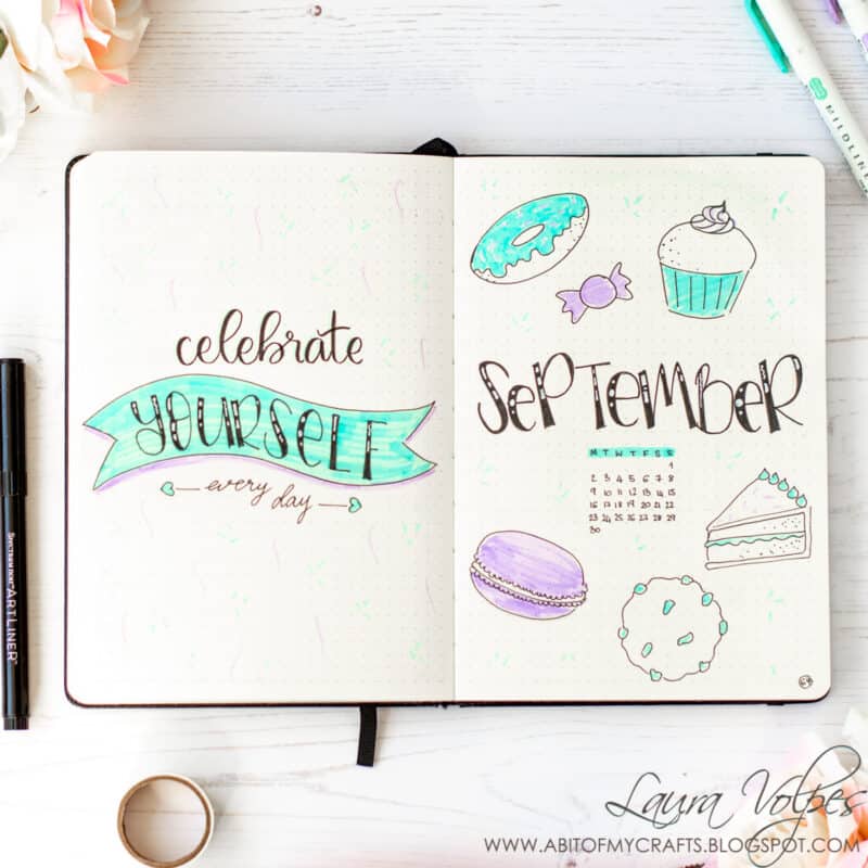 11 Stunning Bullet Journal September Cover Page Ideas | Masha Plans