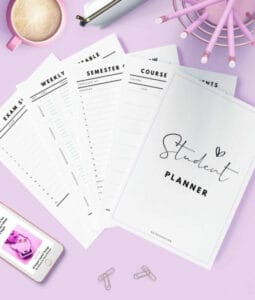 Free Printable Study Trackers To Keep You Focused And Motivated | Masha ...